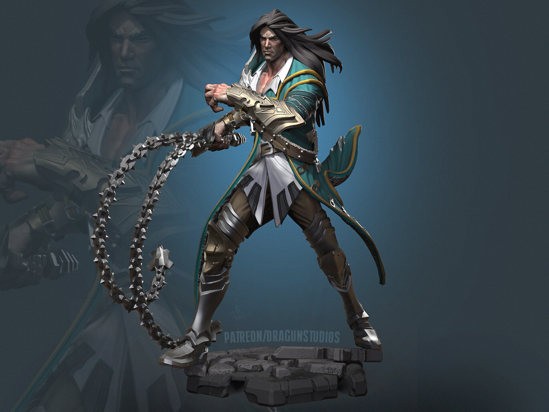 ArtStation - Trevor Belmont Fan Art