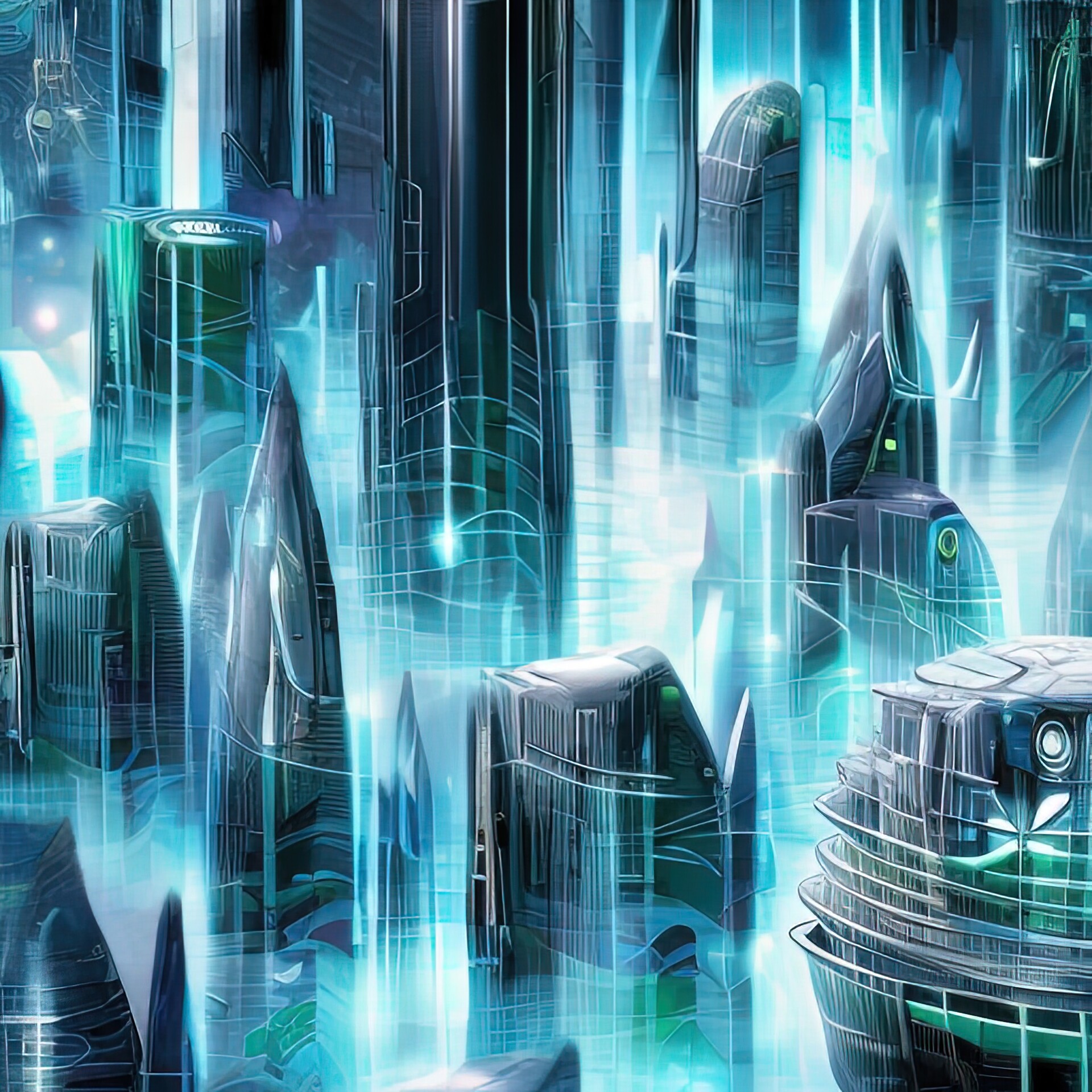 ArtStation - Futuristic city - generative ai