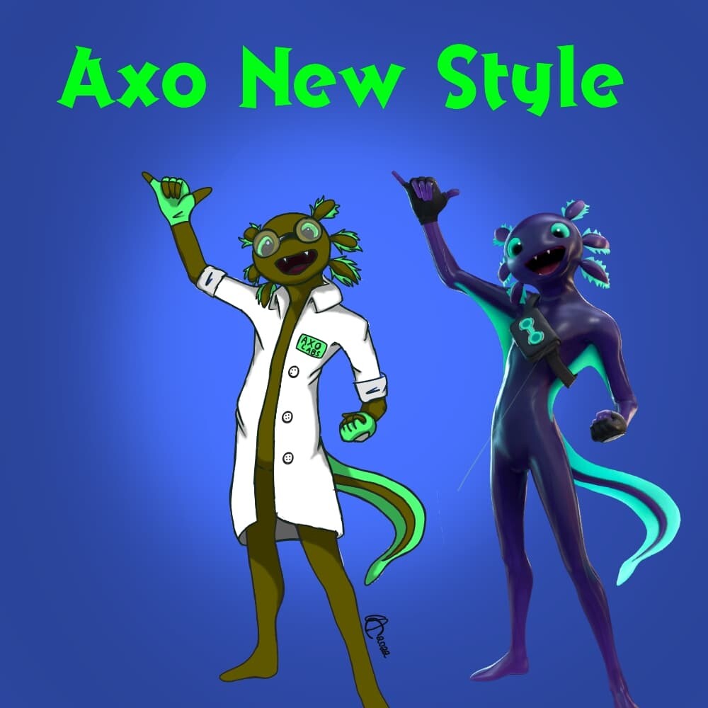 ArtStation - New Style for Axo! (CONCEPT)