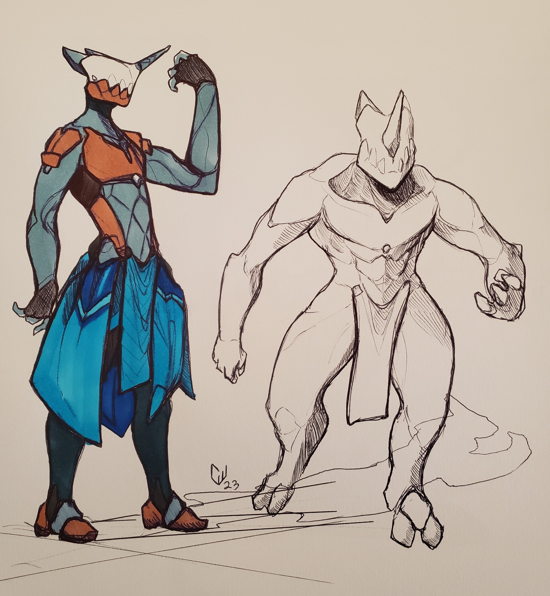 ArtStation - Concept Creature double Feature