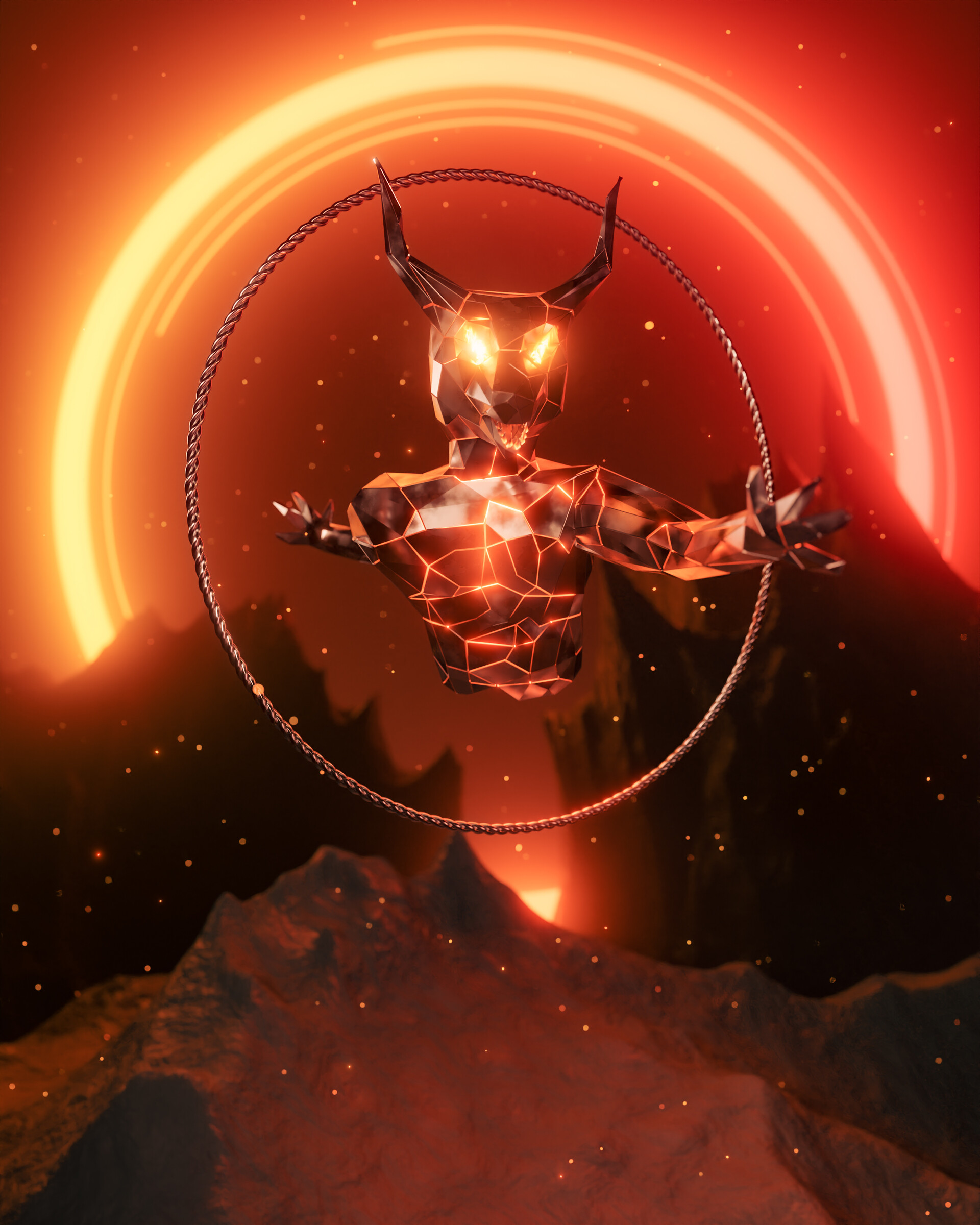 ArtStation - Hell Mecha Monster