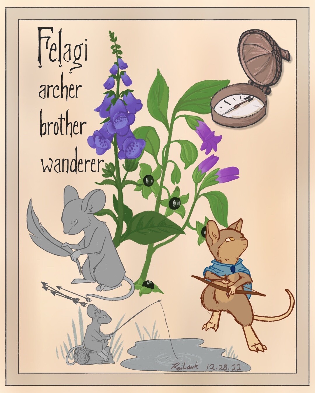 ArtStation - 5 Mouse Guard Character Project 12.22