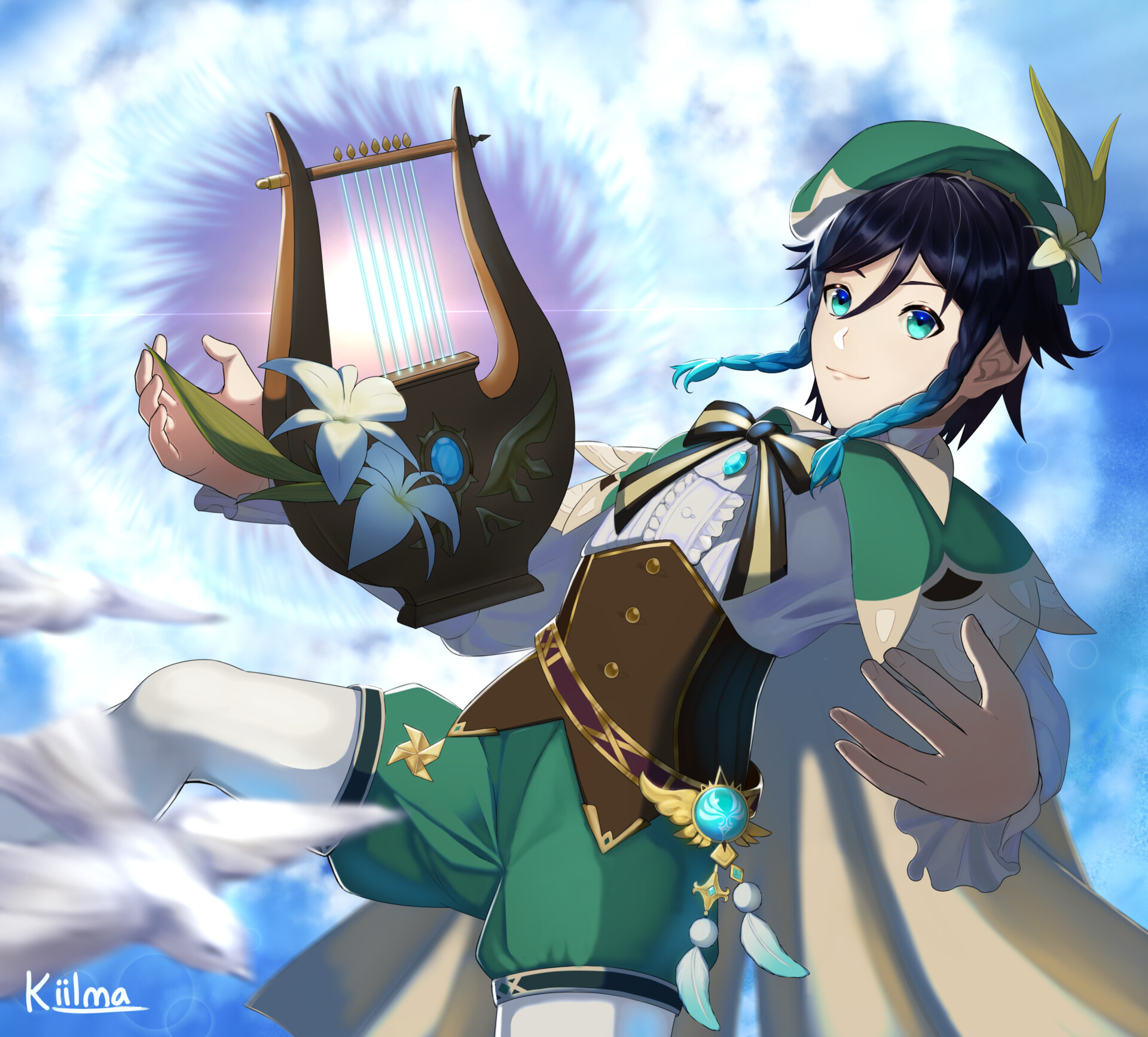 ArtStation - Venti Artwork for Venti Fanart contest