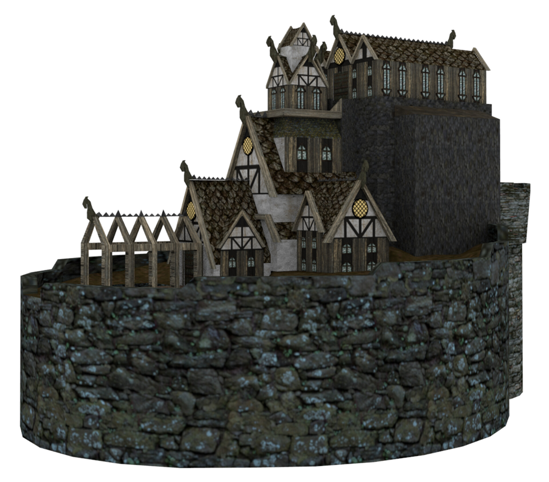 ArtStation - Dragonsreach Castle