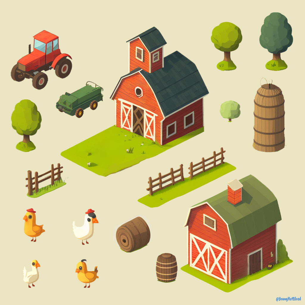 ArtStation - Prairie Farm