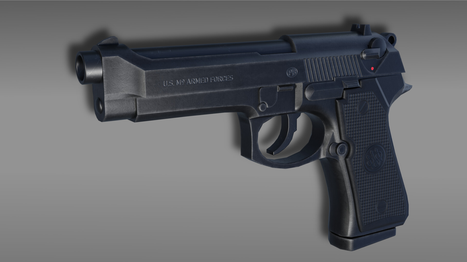ArtStation - BERETTA - Blender + SubstacePainter
