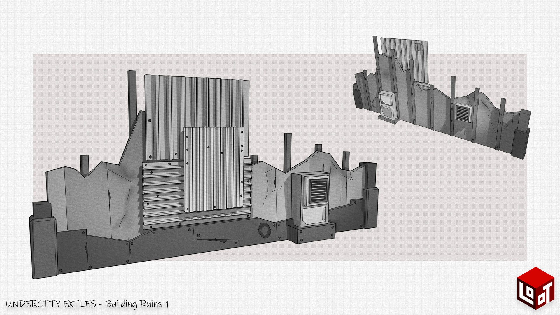 Leo Tomba - Building Ruins --- Concept Art