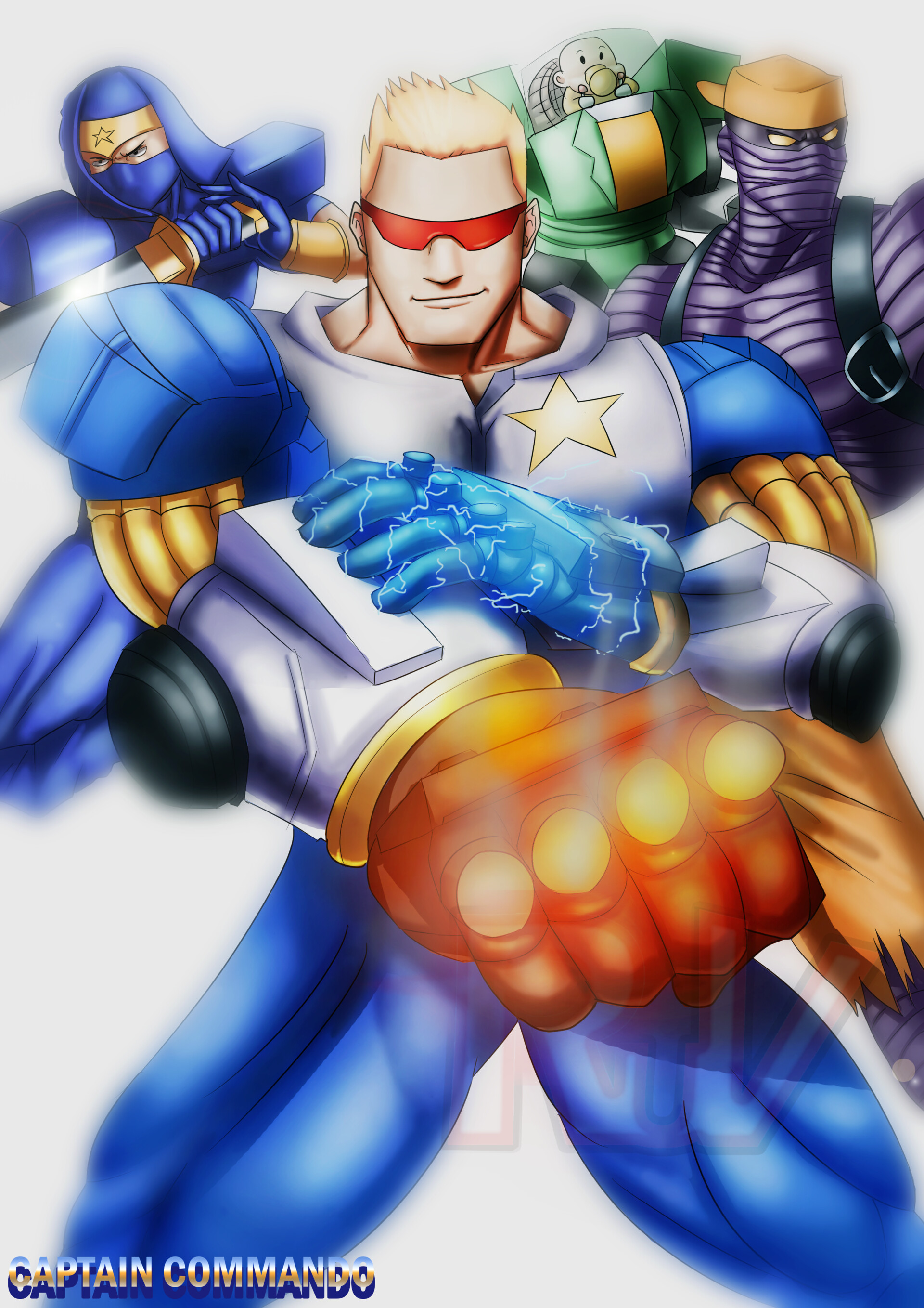 ArtStation - Captain Commando Fanart (2019)