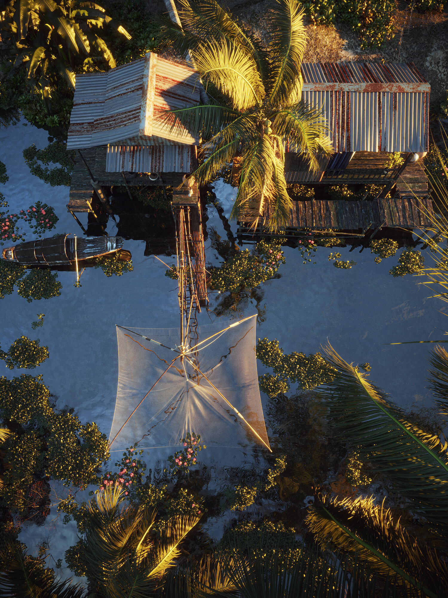 ArtStation - riverside house, Vietnam 2023