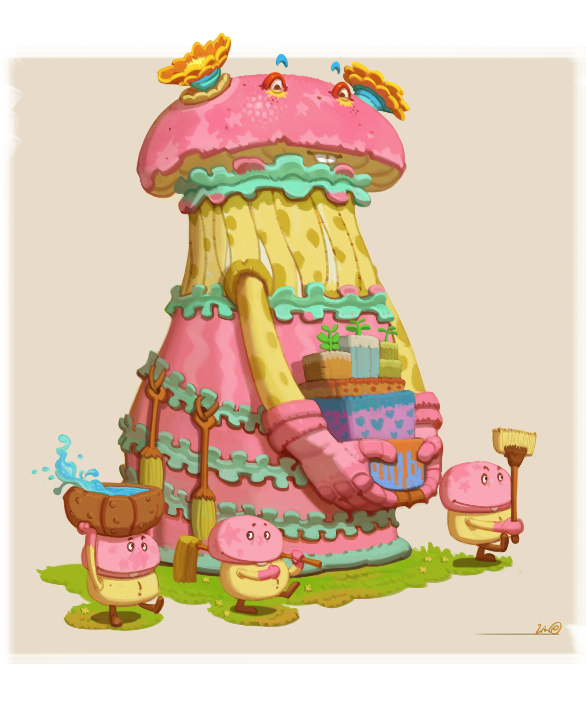 ArtStation - anther world-01-mushroom06
