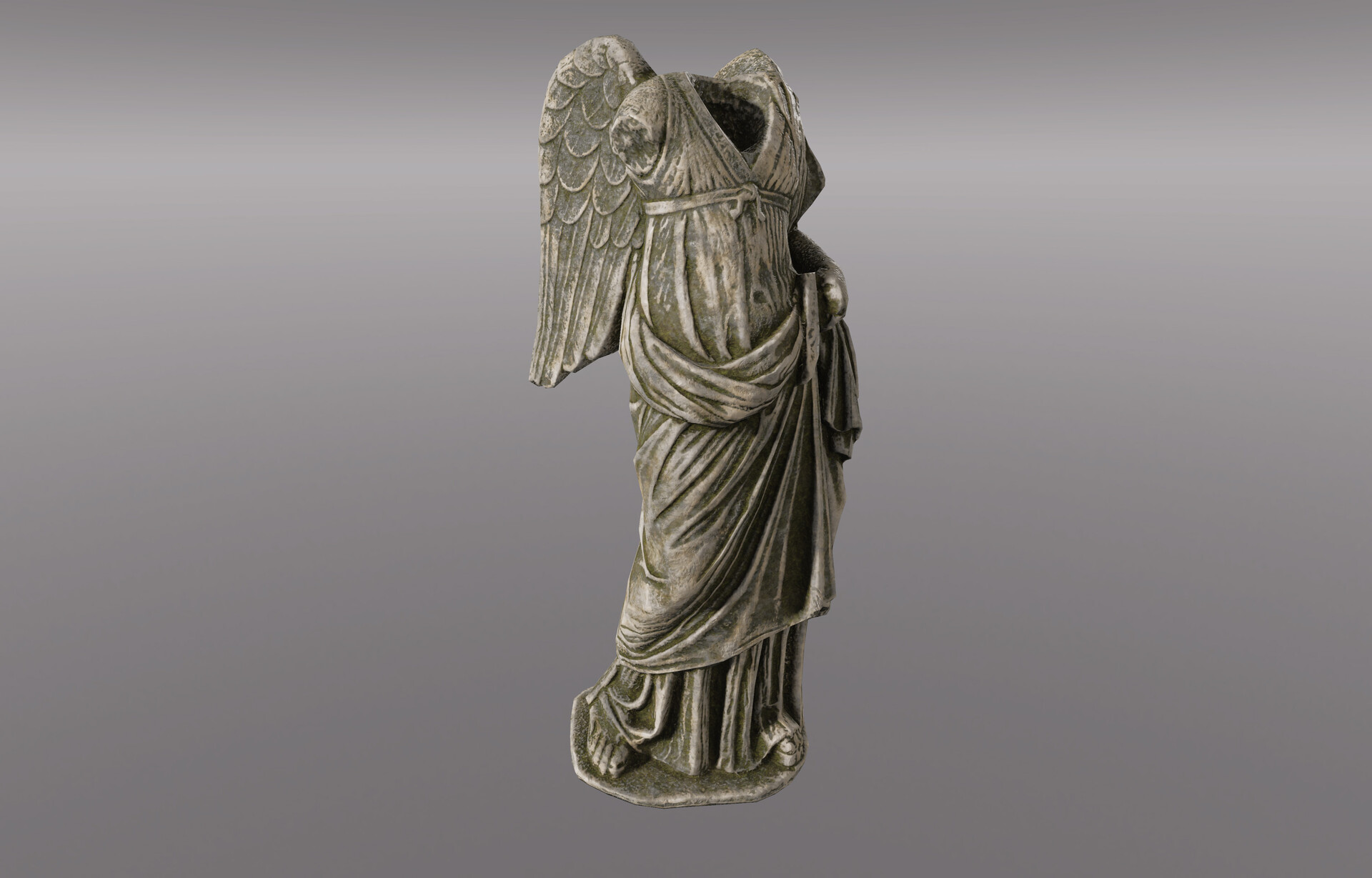 headless athena statue