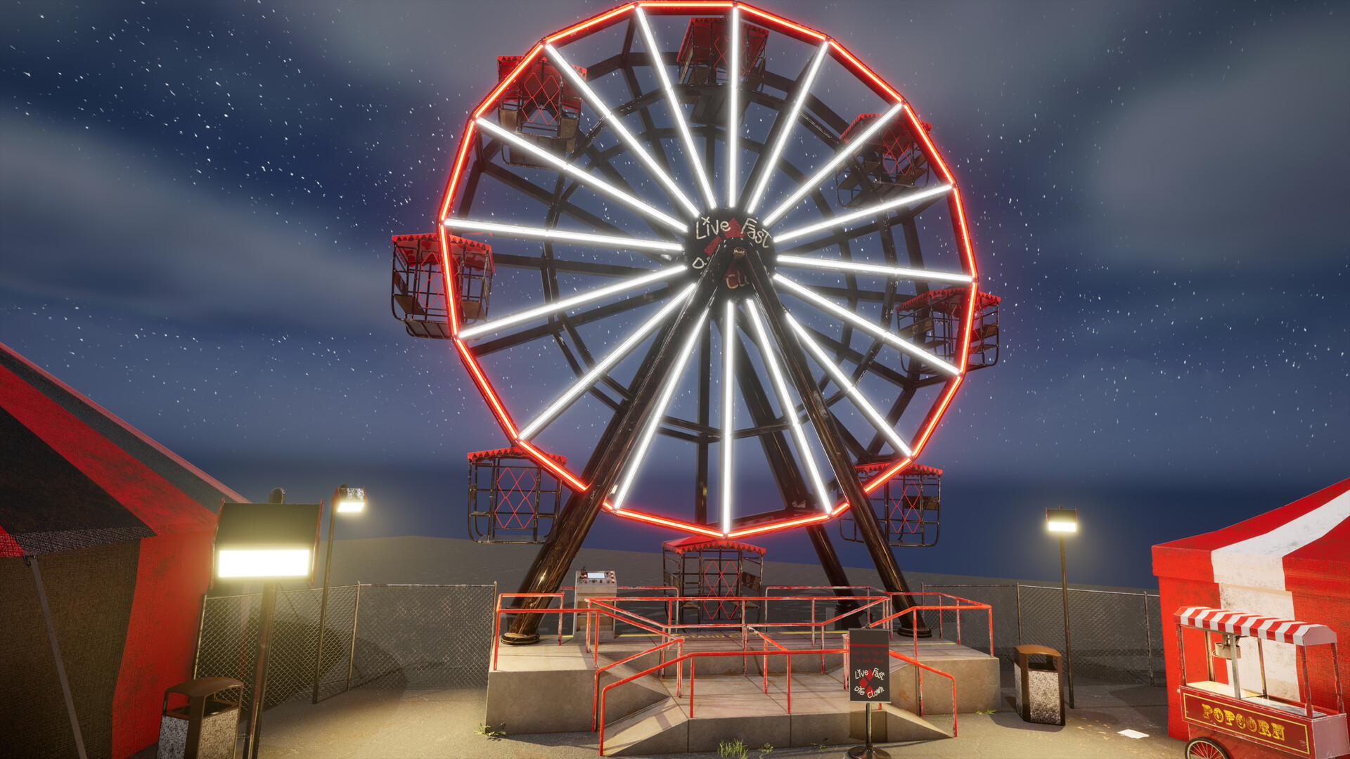 ArtStation - Ferris Wheel