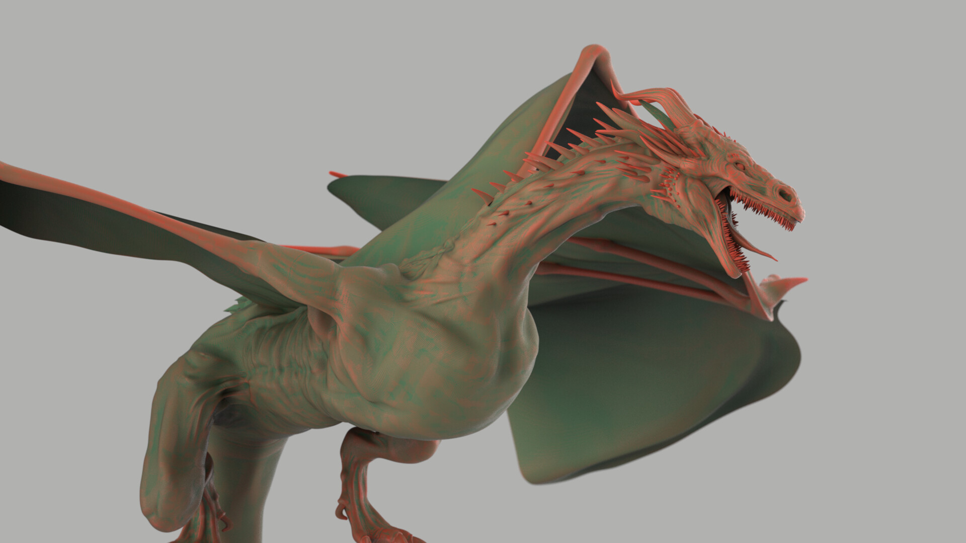 ArtStation - Wyvern Horn sculpture