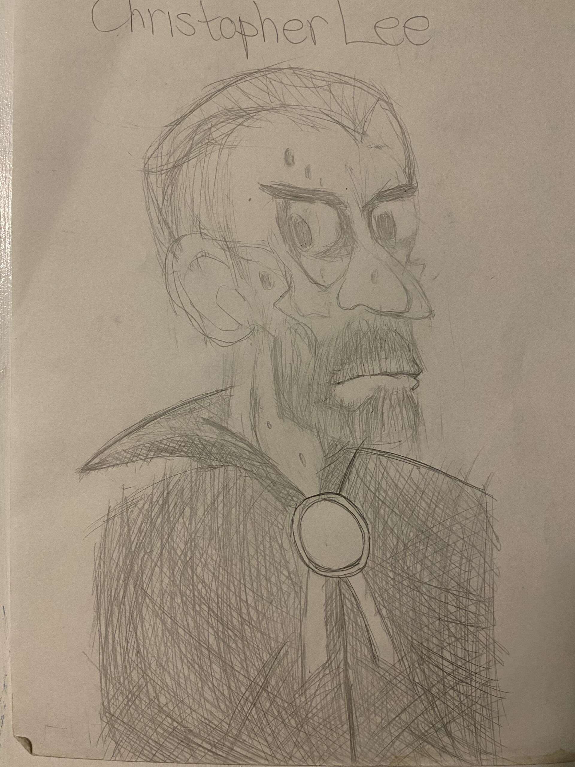 ArtStation - Christopher Lee Caricature