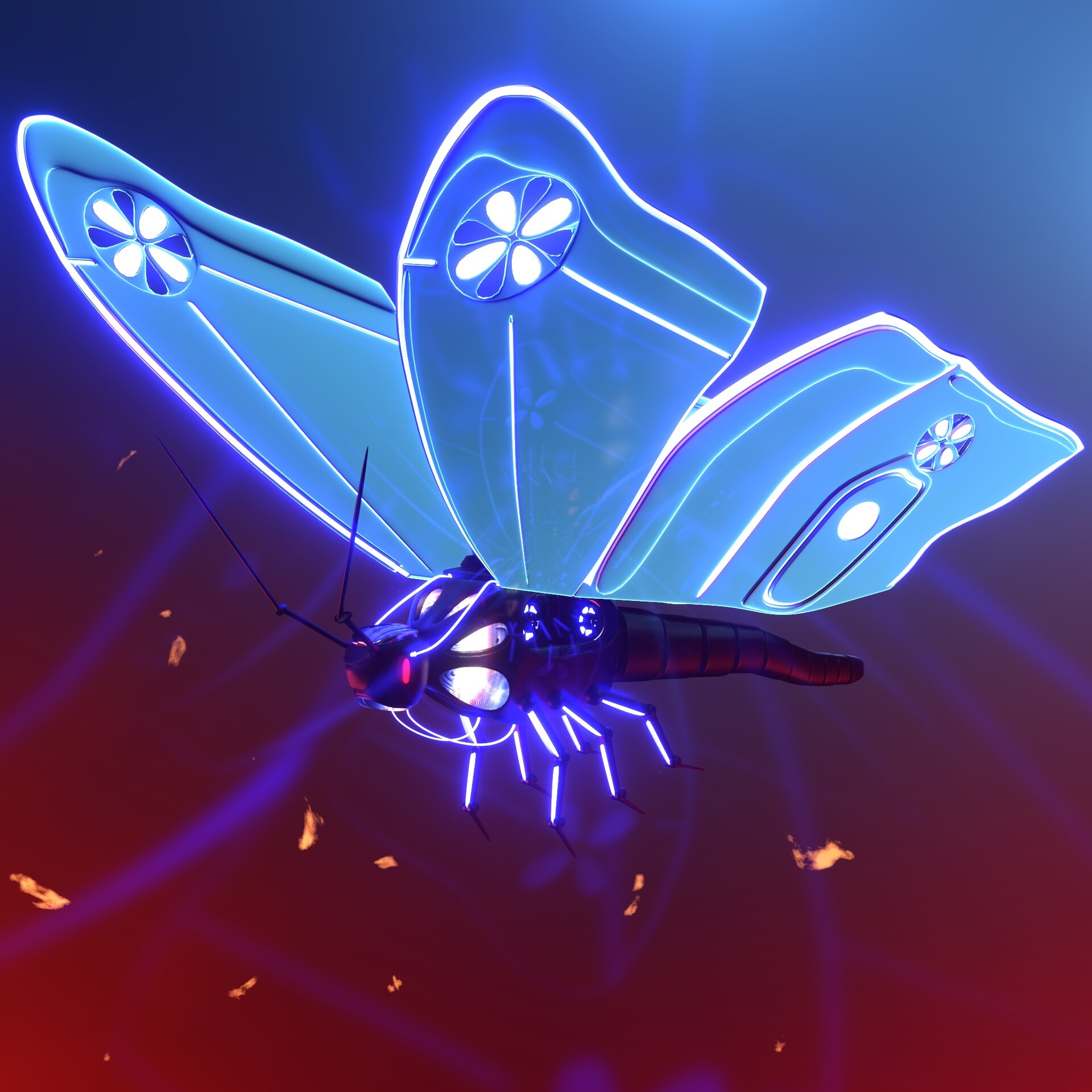ArtStation - Butterfly robot
