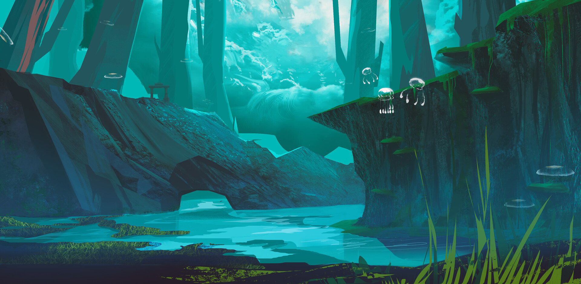 ArtStation - Blue Forest