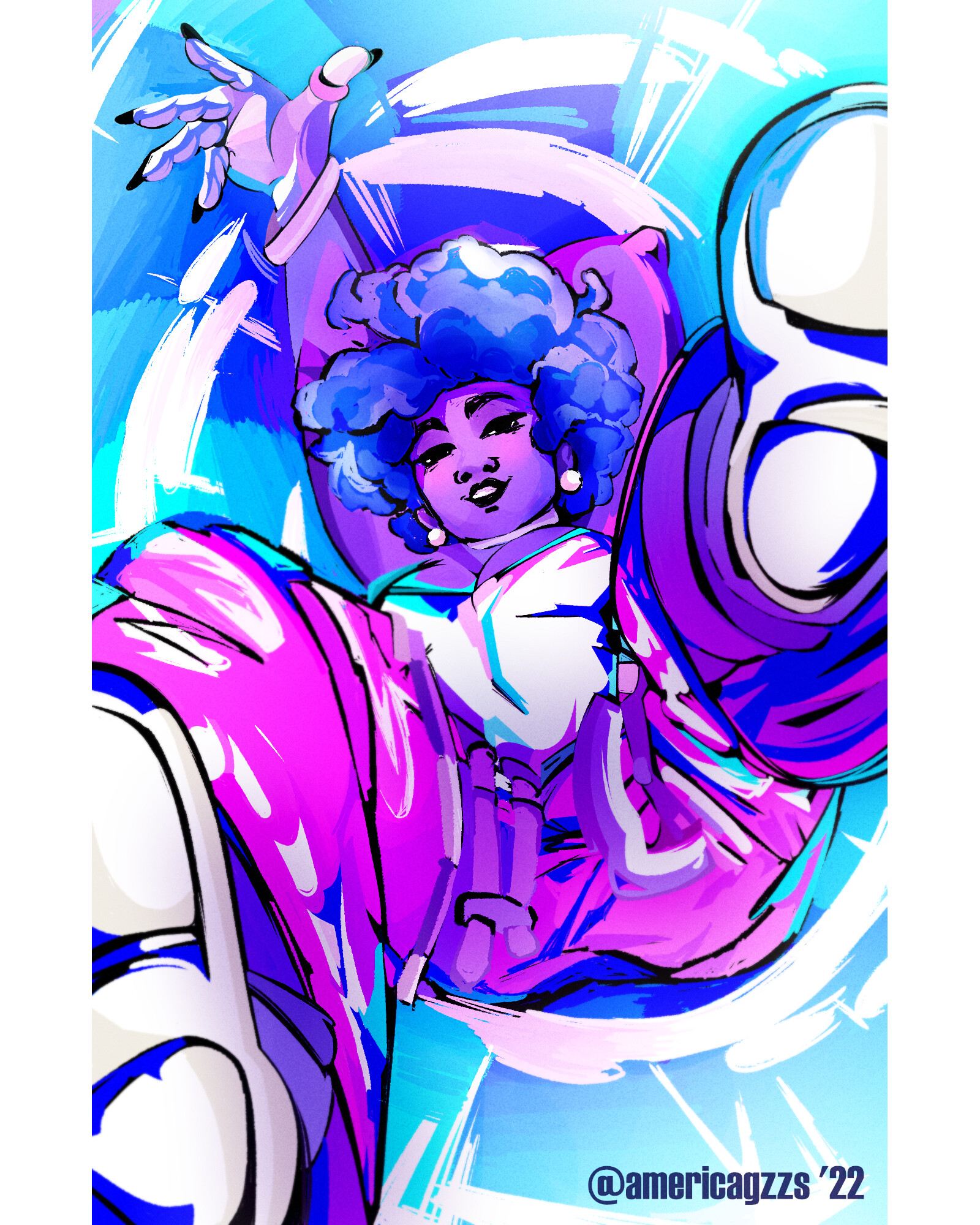 ArtStation - Disco Babe