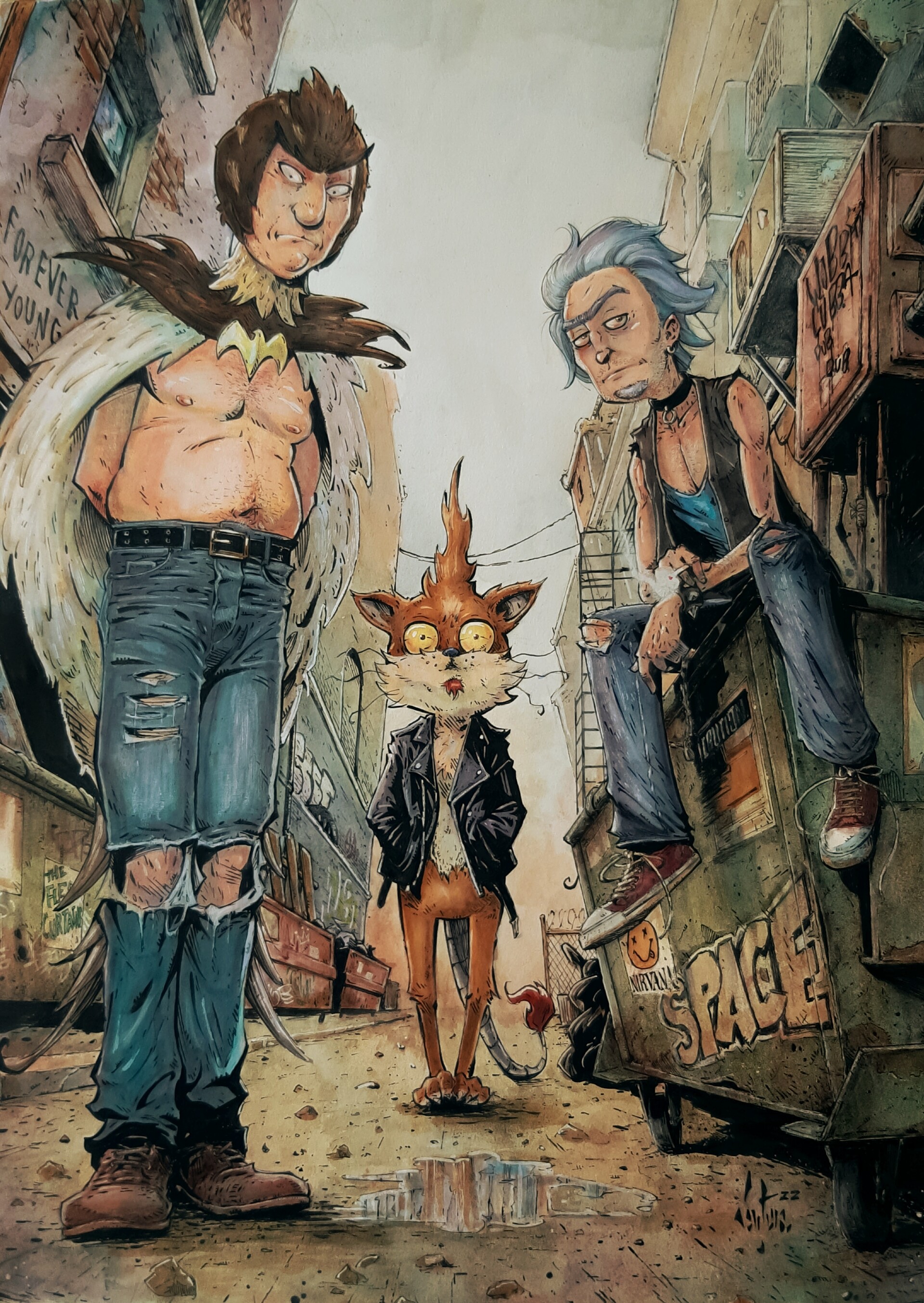 ArtStation - The Flesh Curtains - Smells Like Squanchy