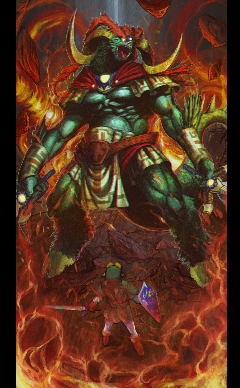 ArtStation - Link vs Ganon