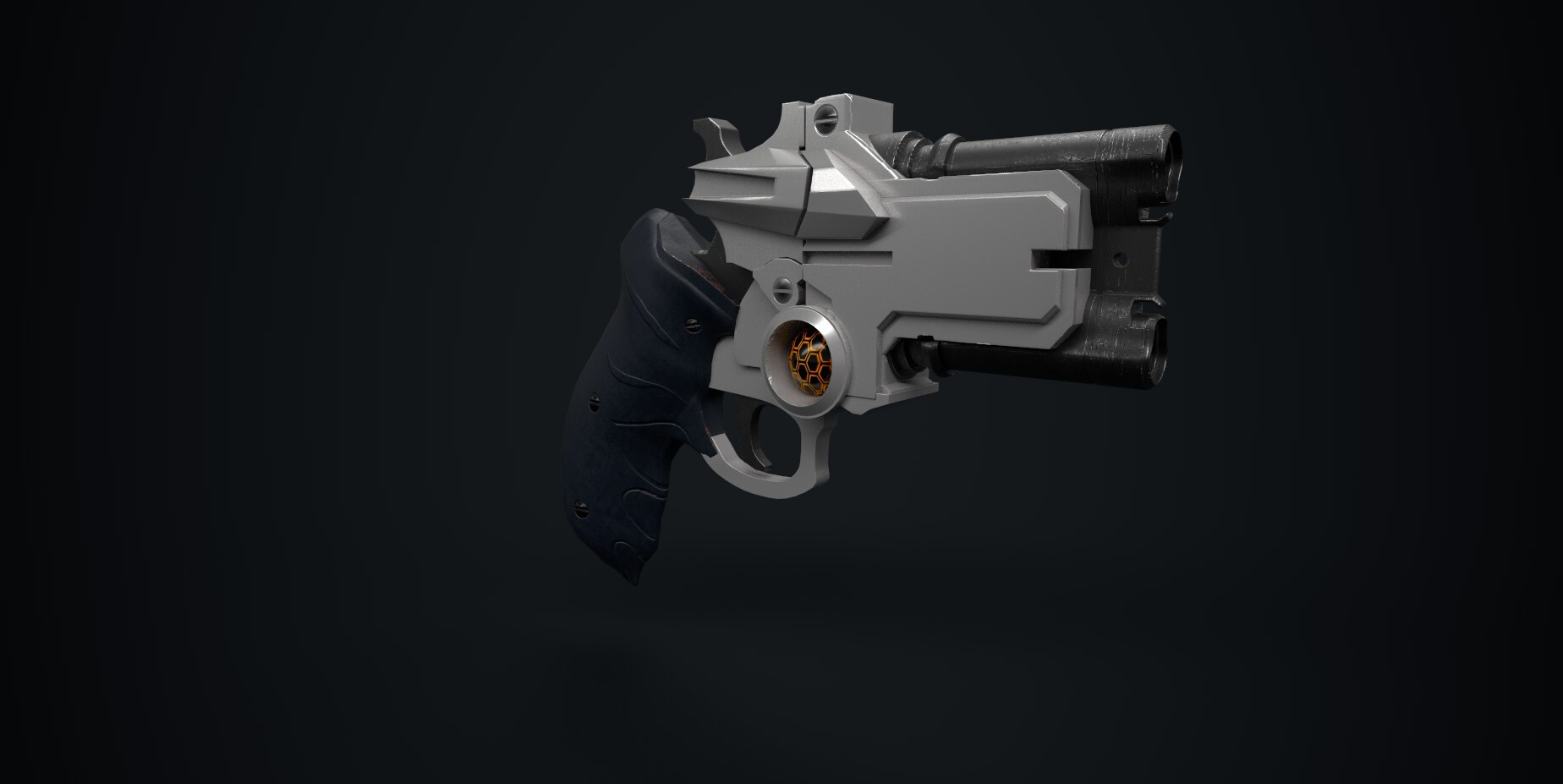 ArtStation - 3d concept pistol