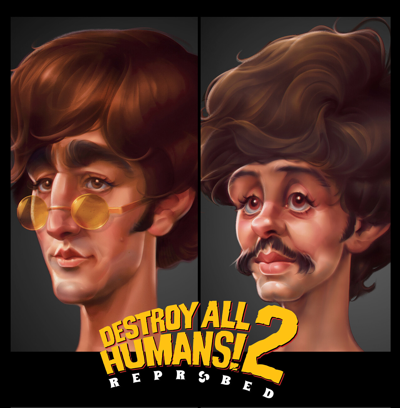 ArtStation - Character Faces for Destroy All Humans 2