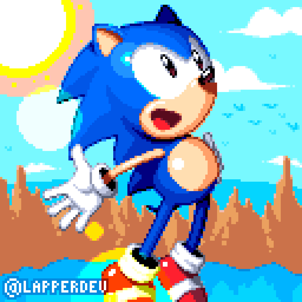 Lapper - Artist & Editor - Classic Sonic Doodles