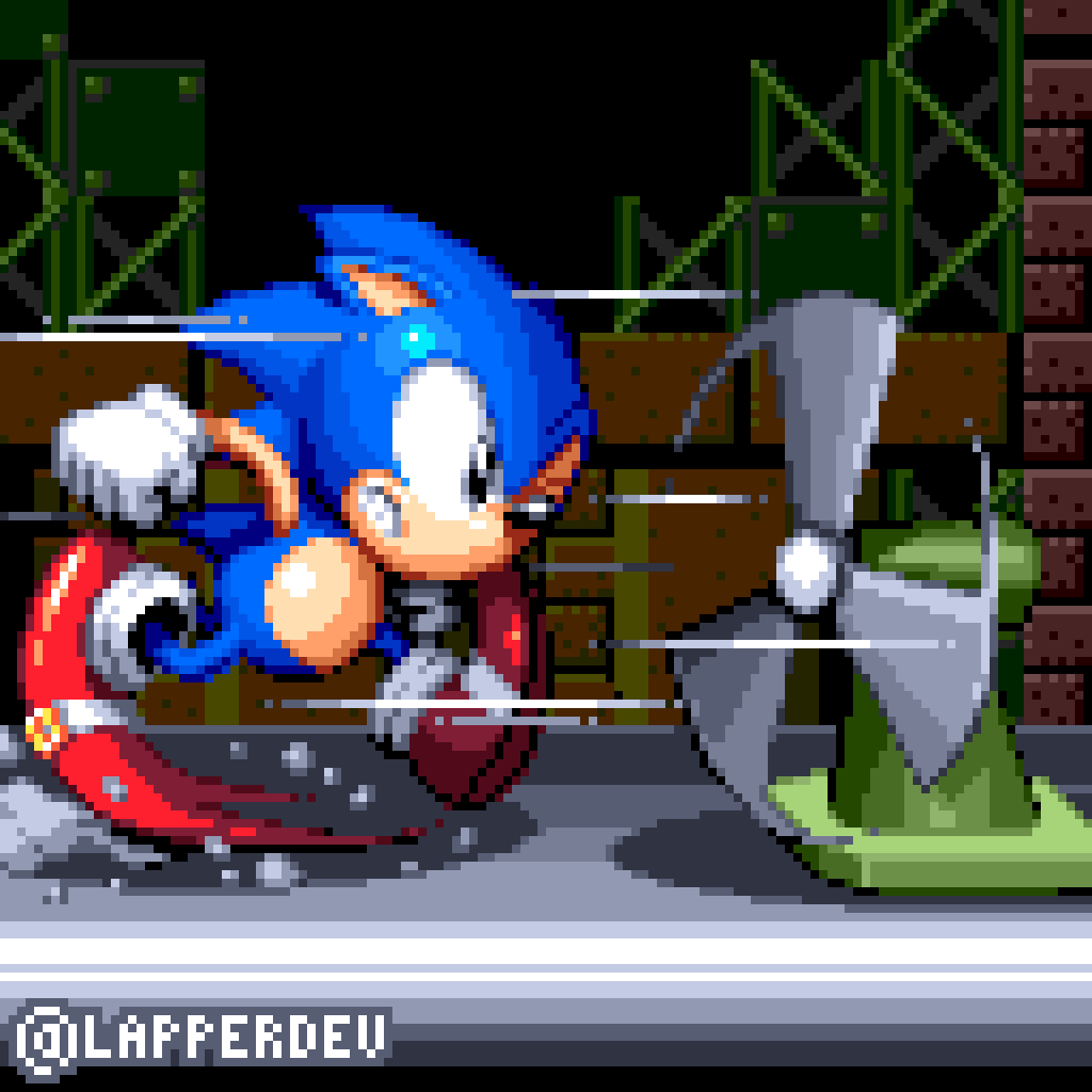 Lapper - Artist & Editor - Classic Sonic Doodles