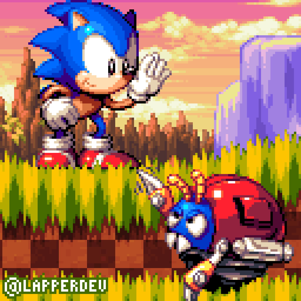 Lapper - Artist & Editor - Classic Sonic Doodles