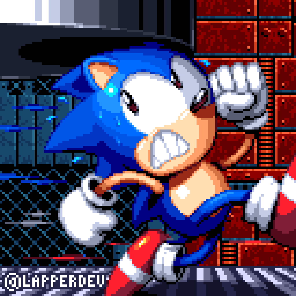 Lapper - Artist & Editor - Classic Sonic Doodles