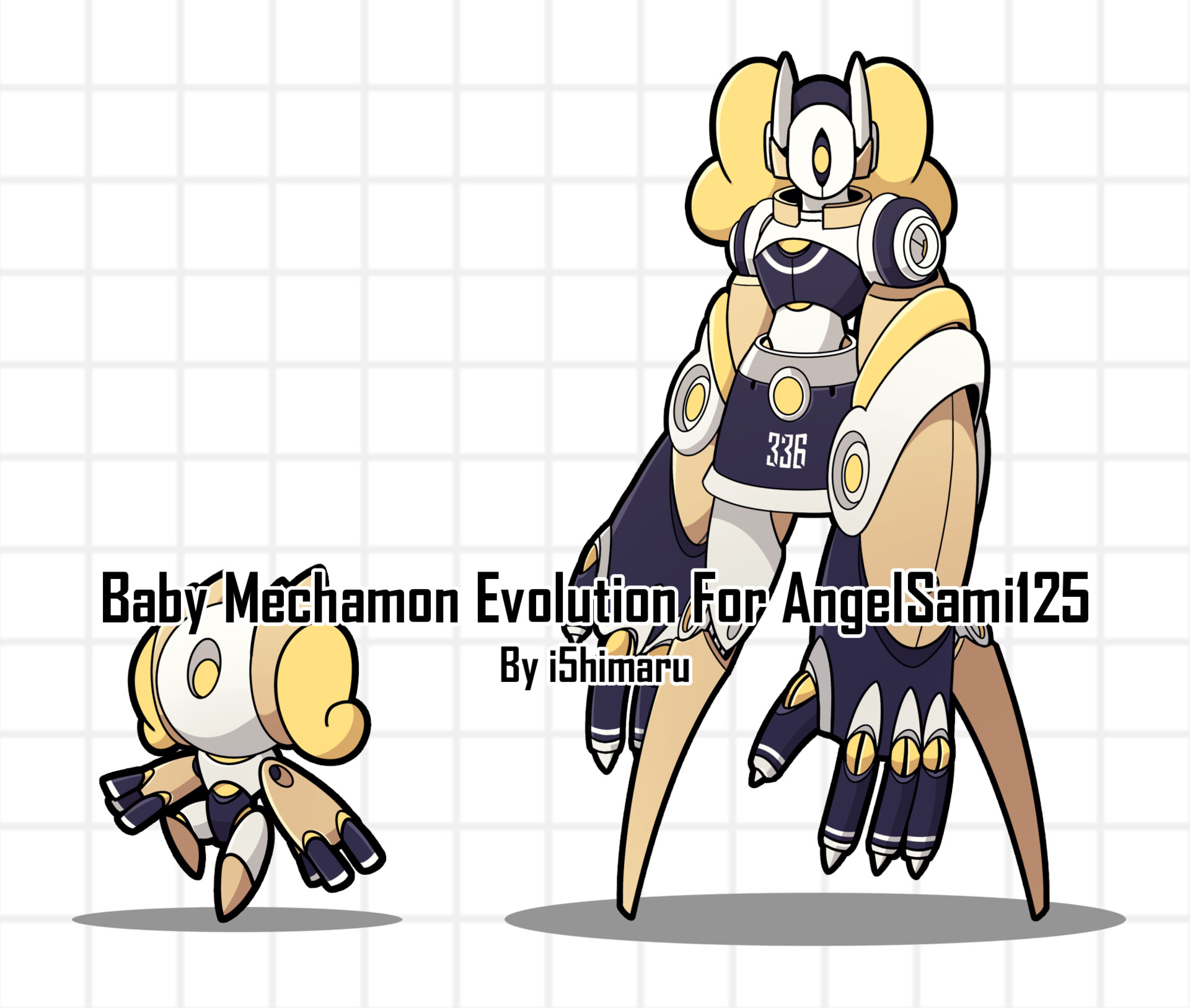 ArtStation - Baby mechmon Evo. II For AngelSami125