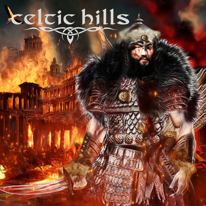 ArtStation - ''CONQUEROR'' Art for band Celtic Hills