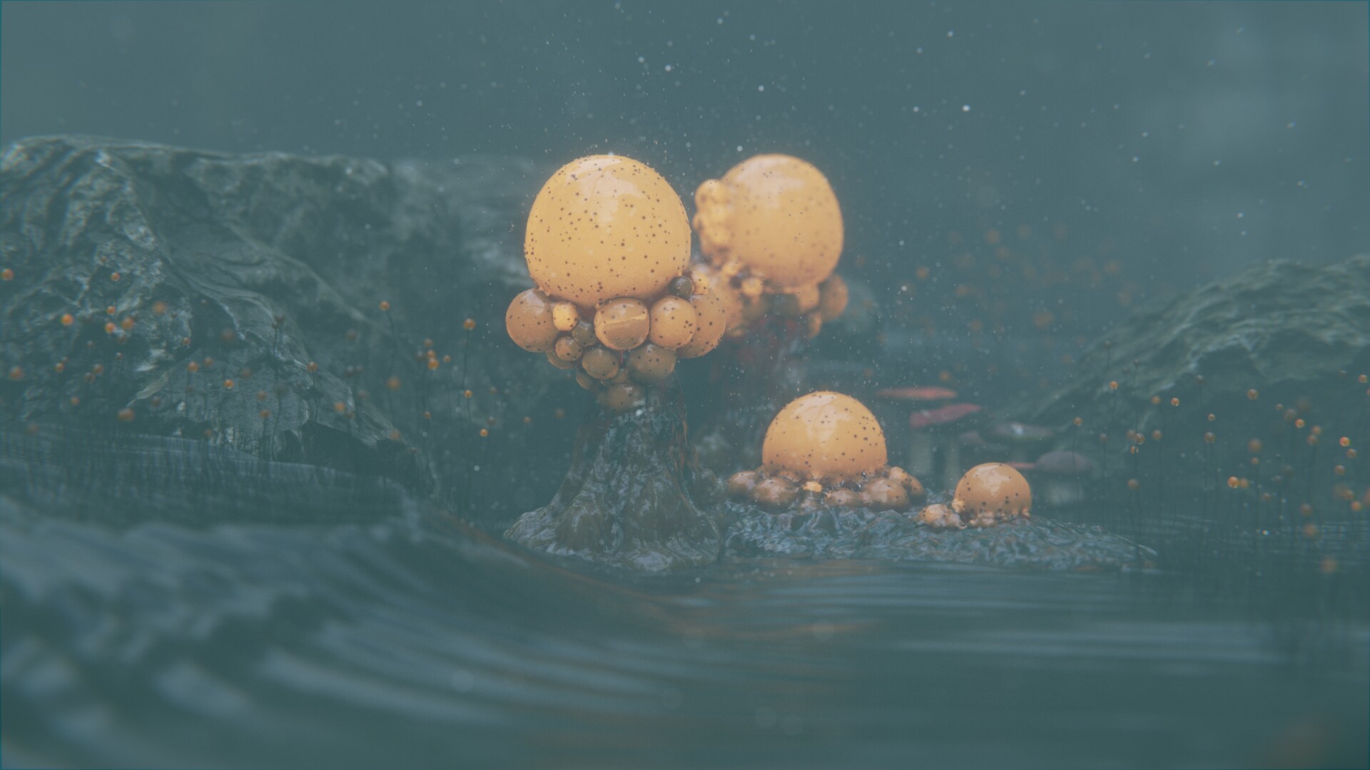 ArtStation - Slime Mold Experiment