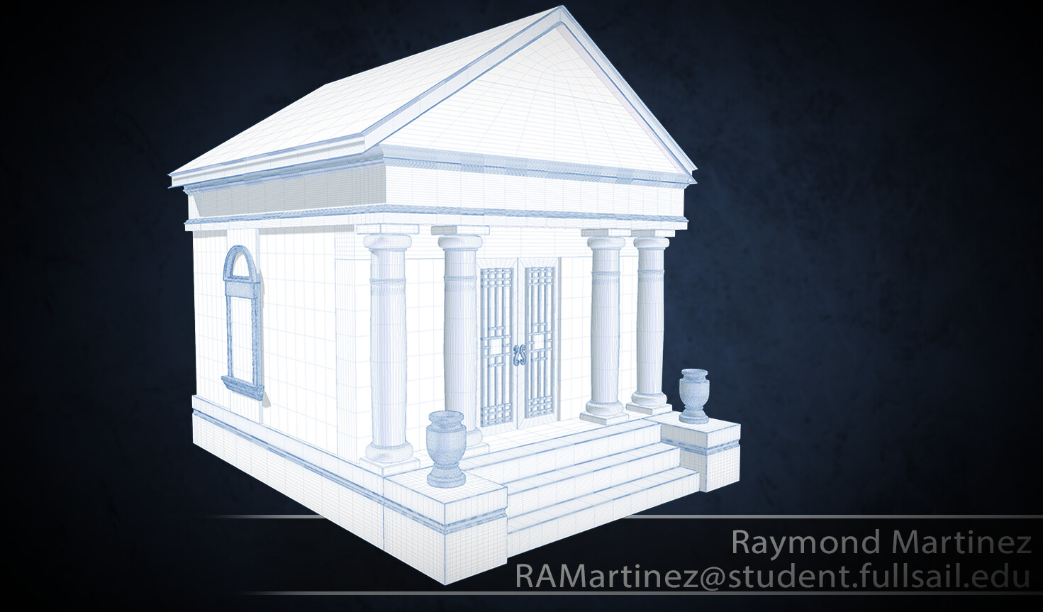 ArtStation - Mausoleum 3D Model
