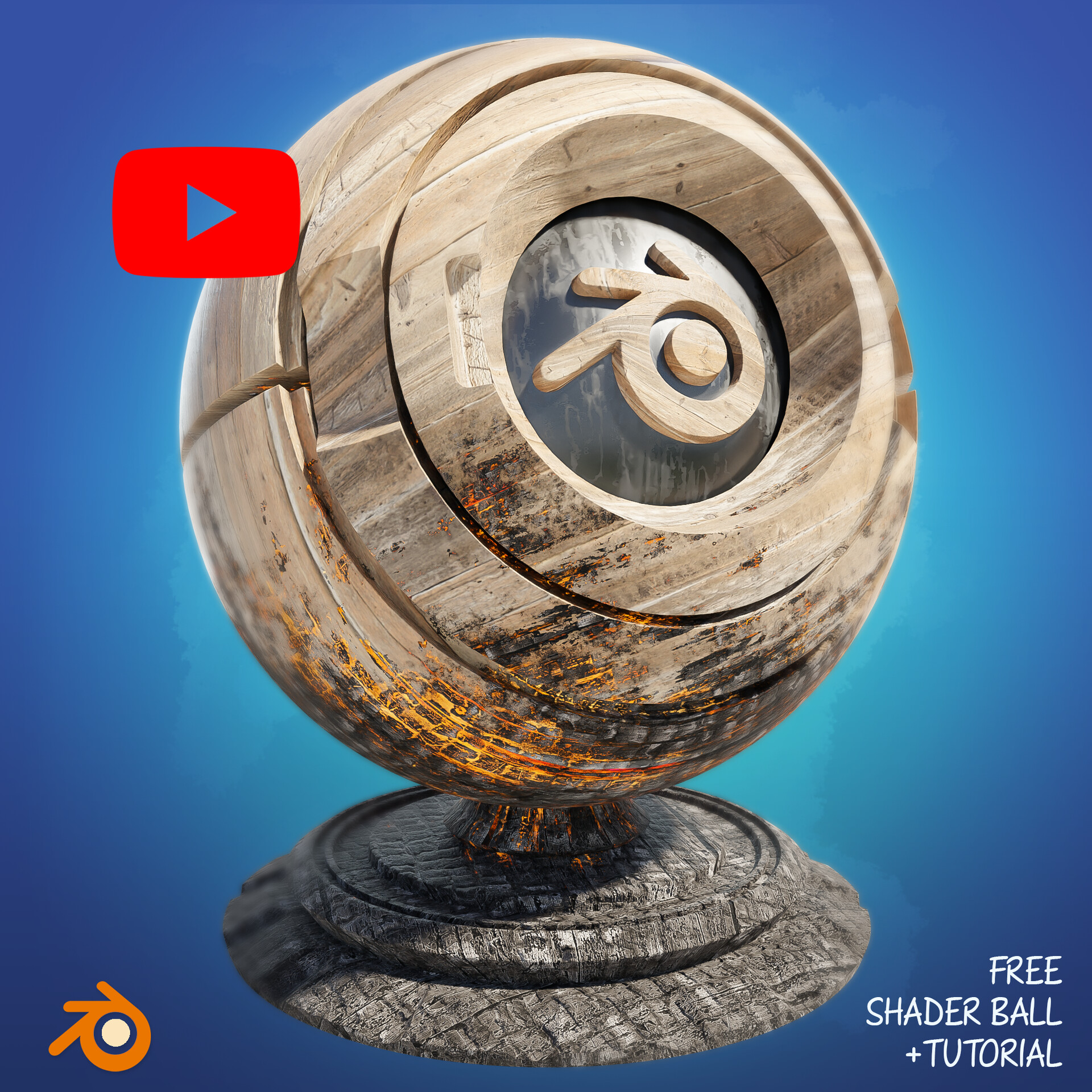 ArtStation - Burnt wood _ blender _ tutorial