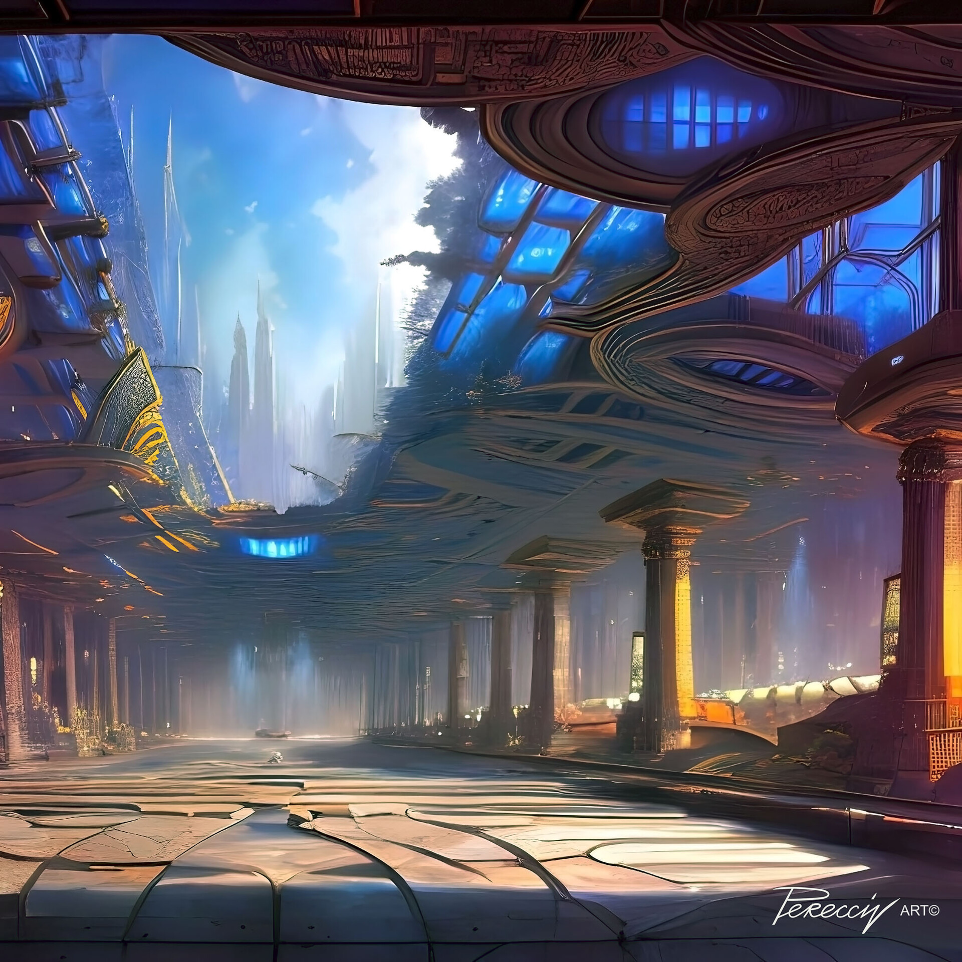 ArtStation - Magic Journeys: Roads of the Future.