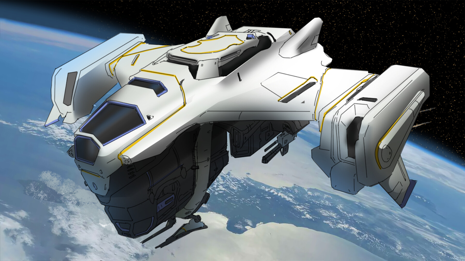 ArtStation - SPACESHIP CONCEPT