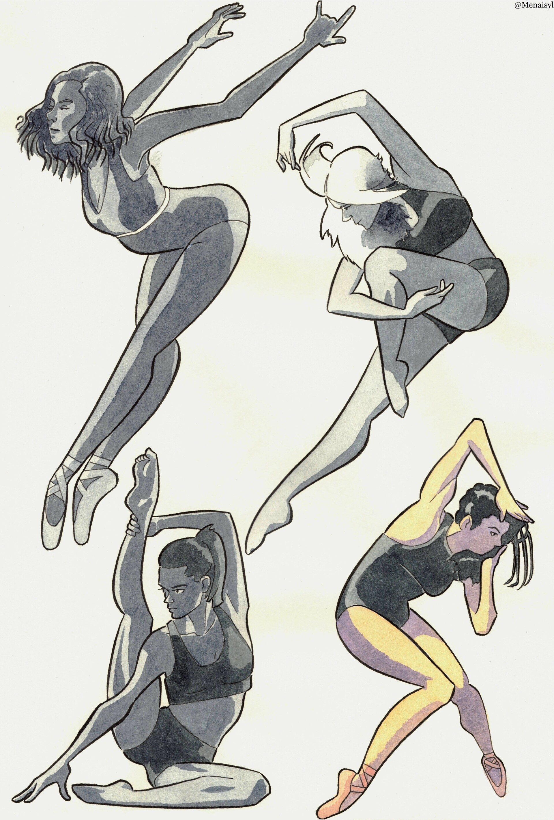 ArtStation - Body movement study [1]