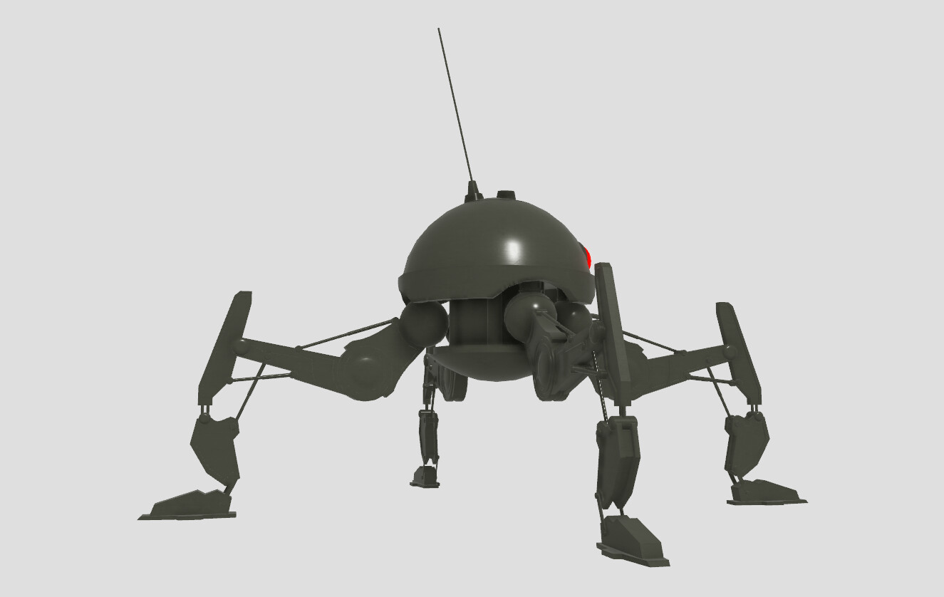 Carth Antilles - Blender- DSD1 Dwarf Spider Droid