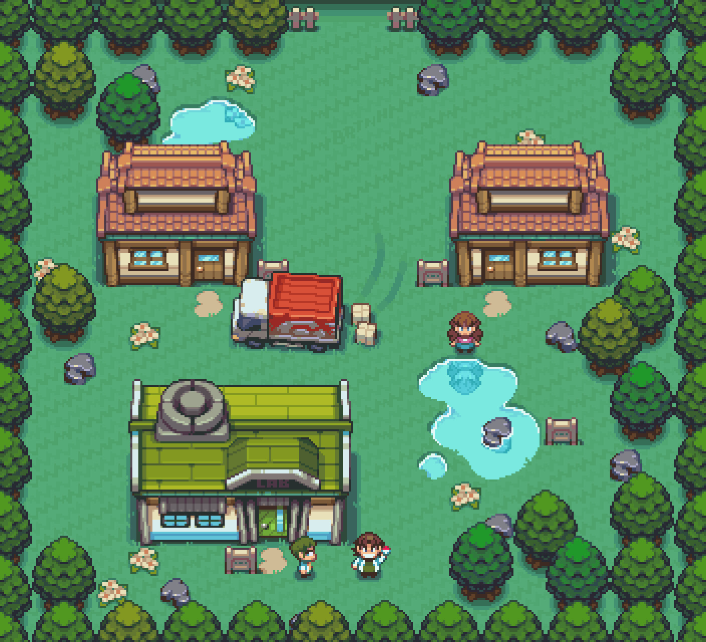 ArtStation - Littleroot Town - mockup