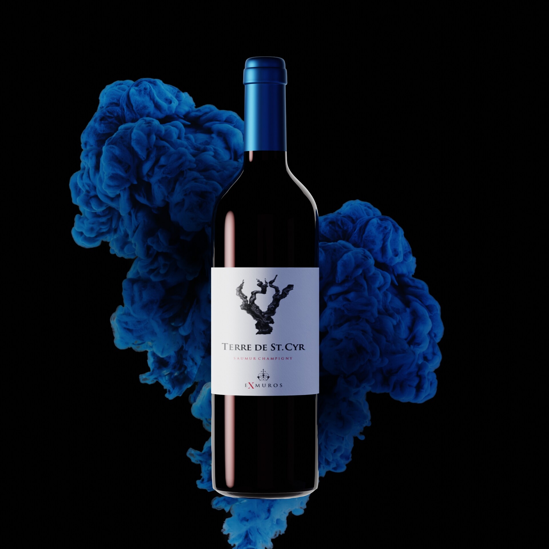 ArtStation - Wine Bottle Render.