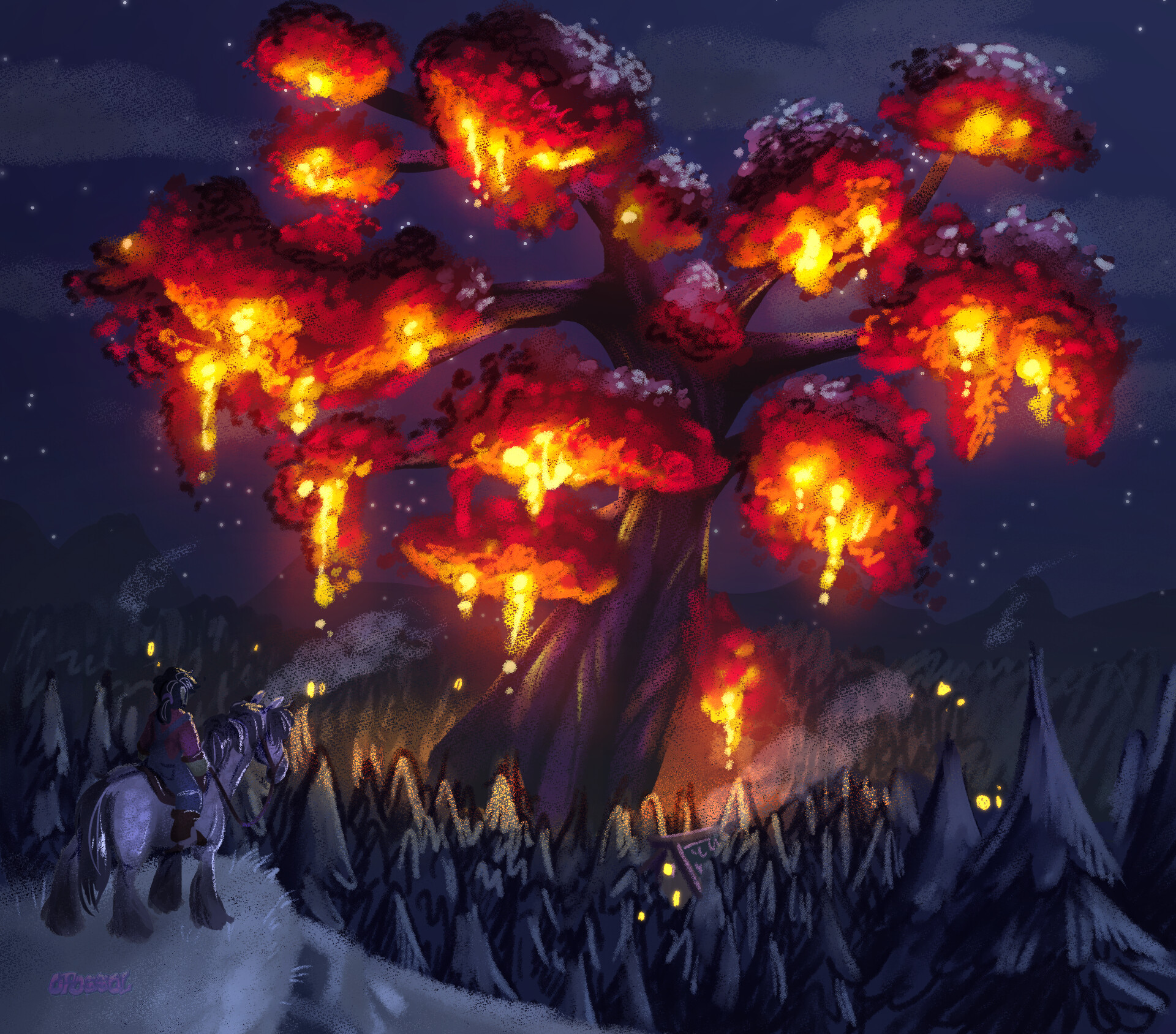 ArtStation - Shenmu, Tree of the Overworld