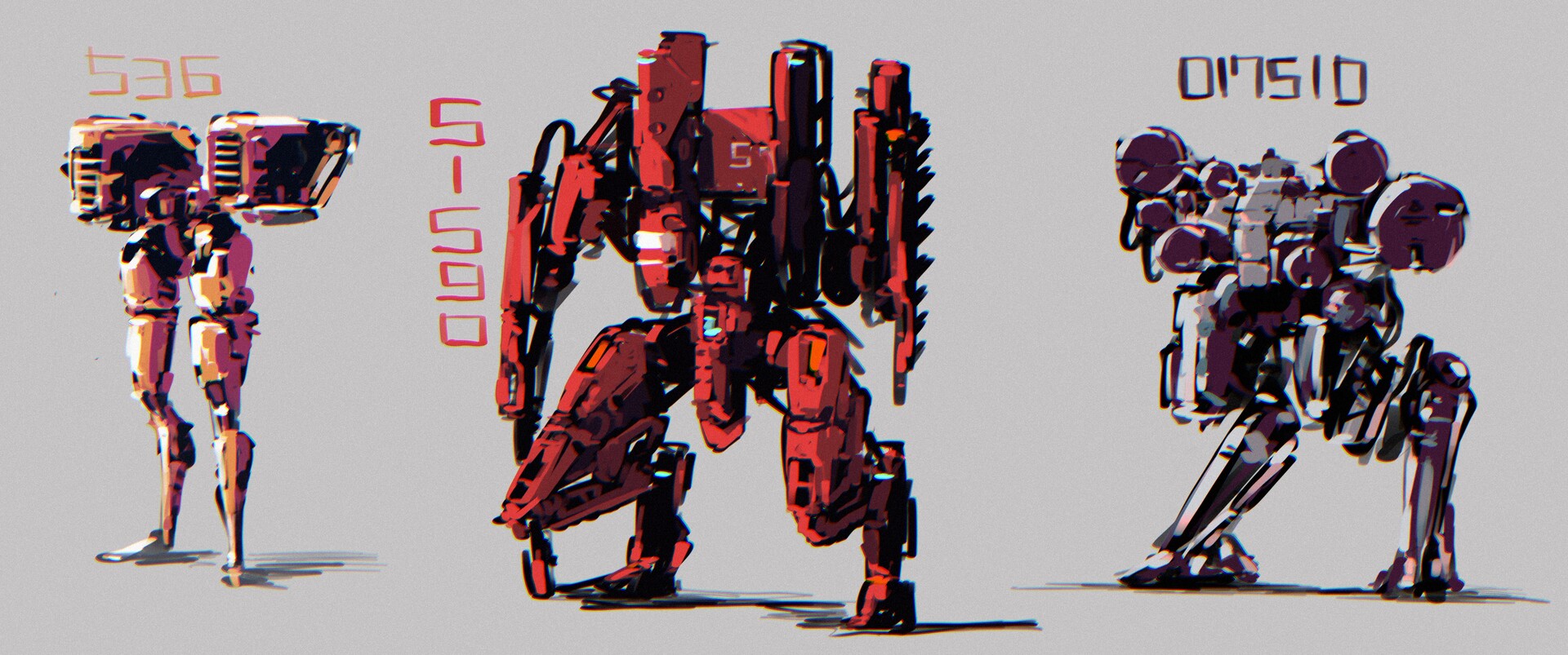ArtStation - Mecha concept art