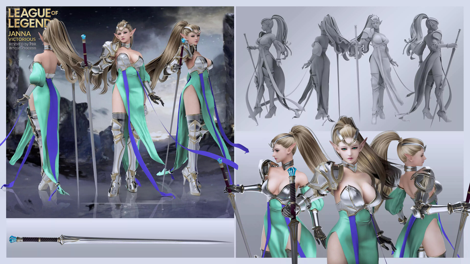 ArtStation - Janna Victorious Revived (MMORPG)