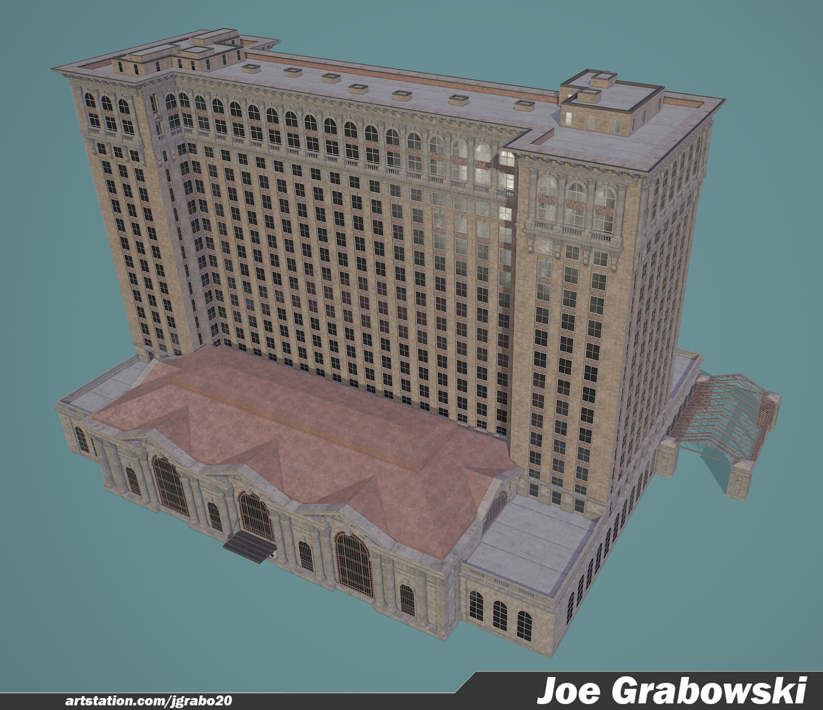 Joe Grabowski - Detroit Cork Town Buildings