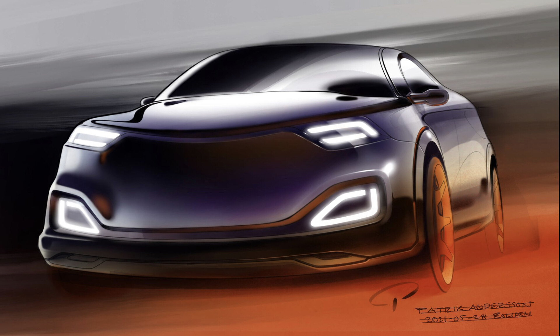 ArtStation - Car sketch in procreate