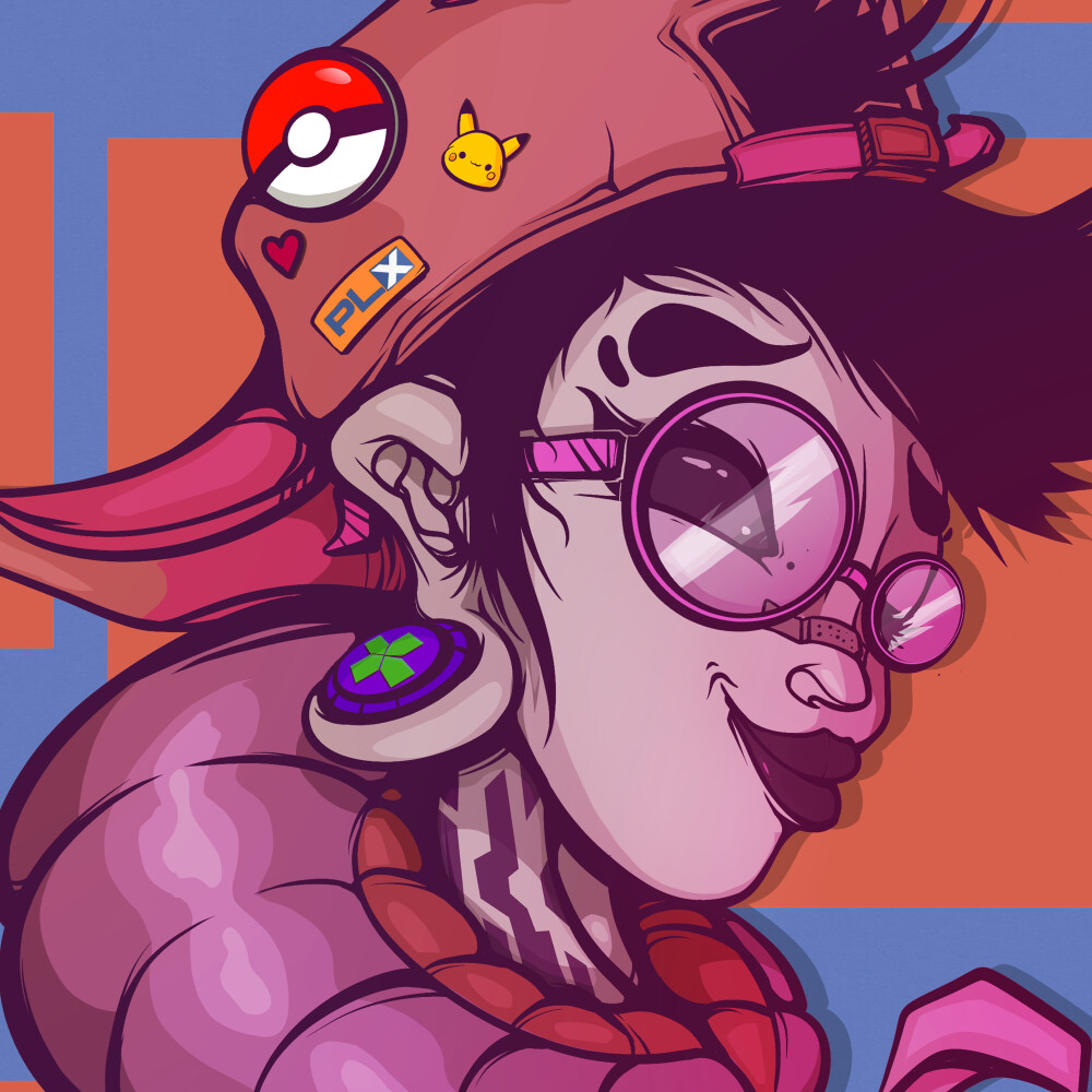 ArtStation - Game girl by Plx lab