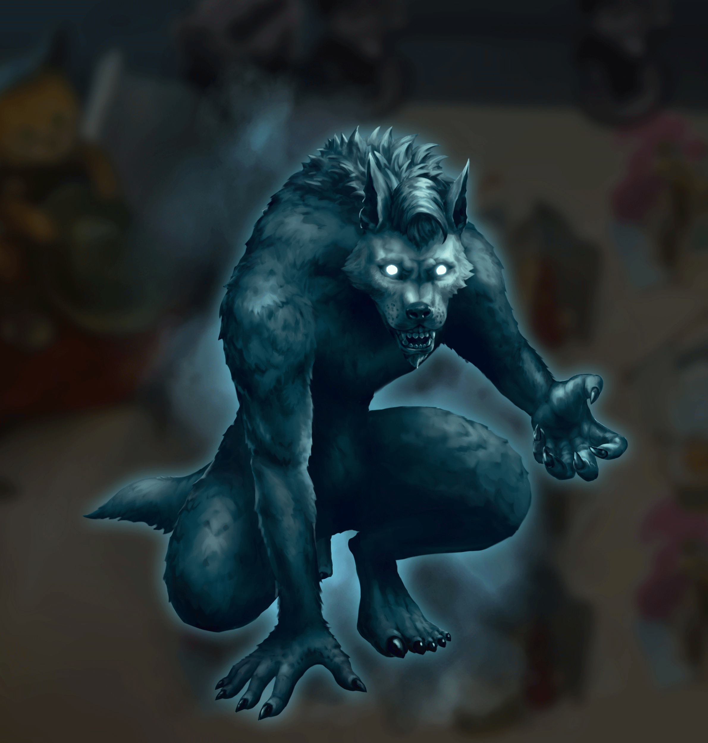 fantasy wolf creatures