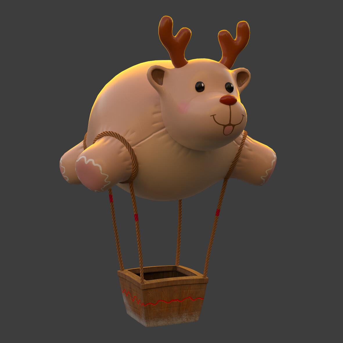 ArtStation - 3D modeling airballoon