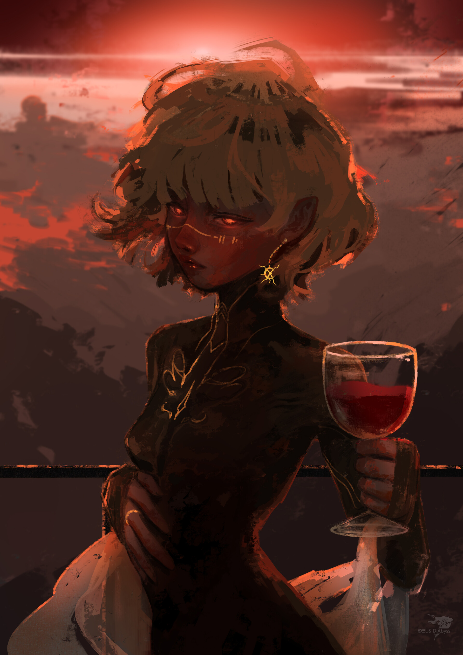 ArtStation - CRIMSON SKY