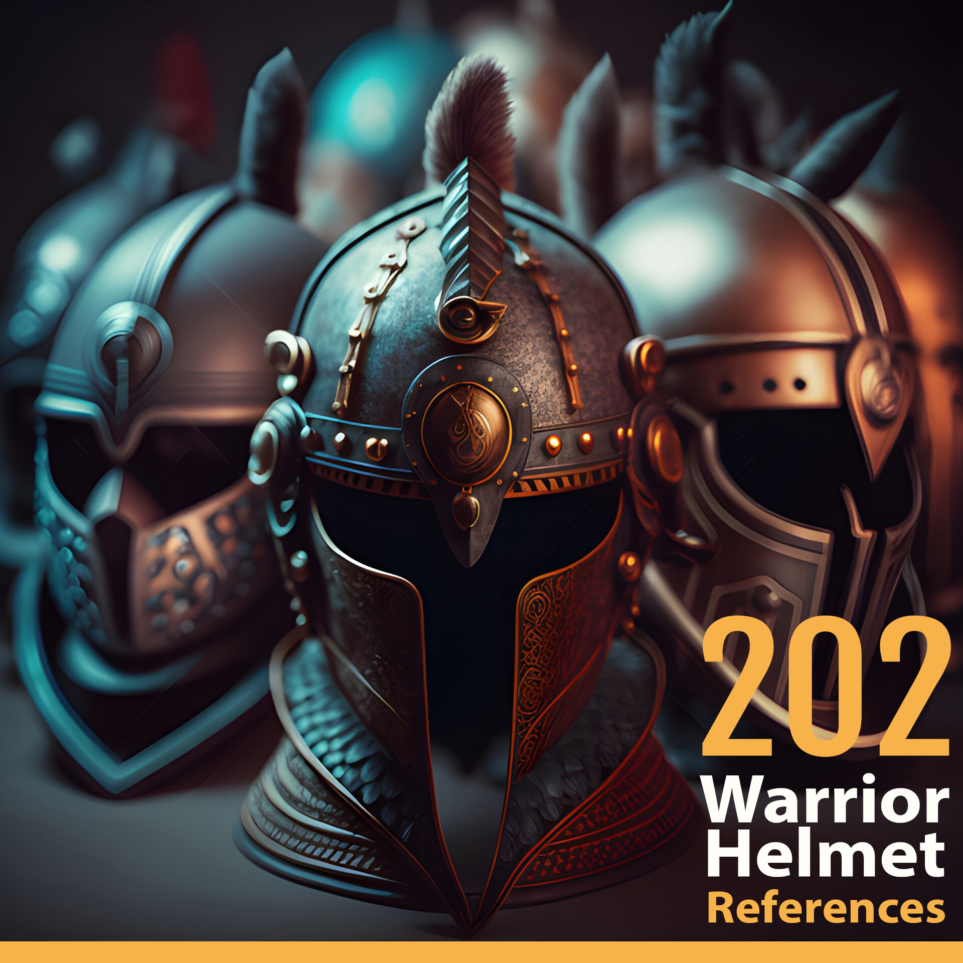 ArtStation - Warrior Helmet references